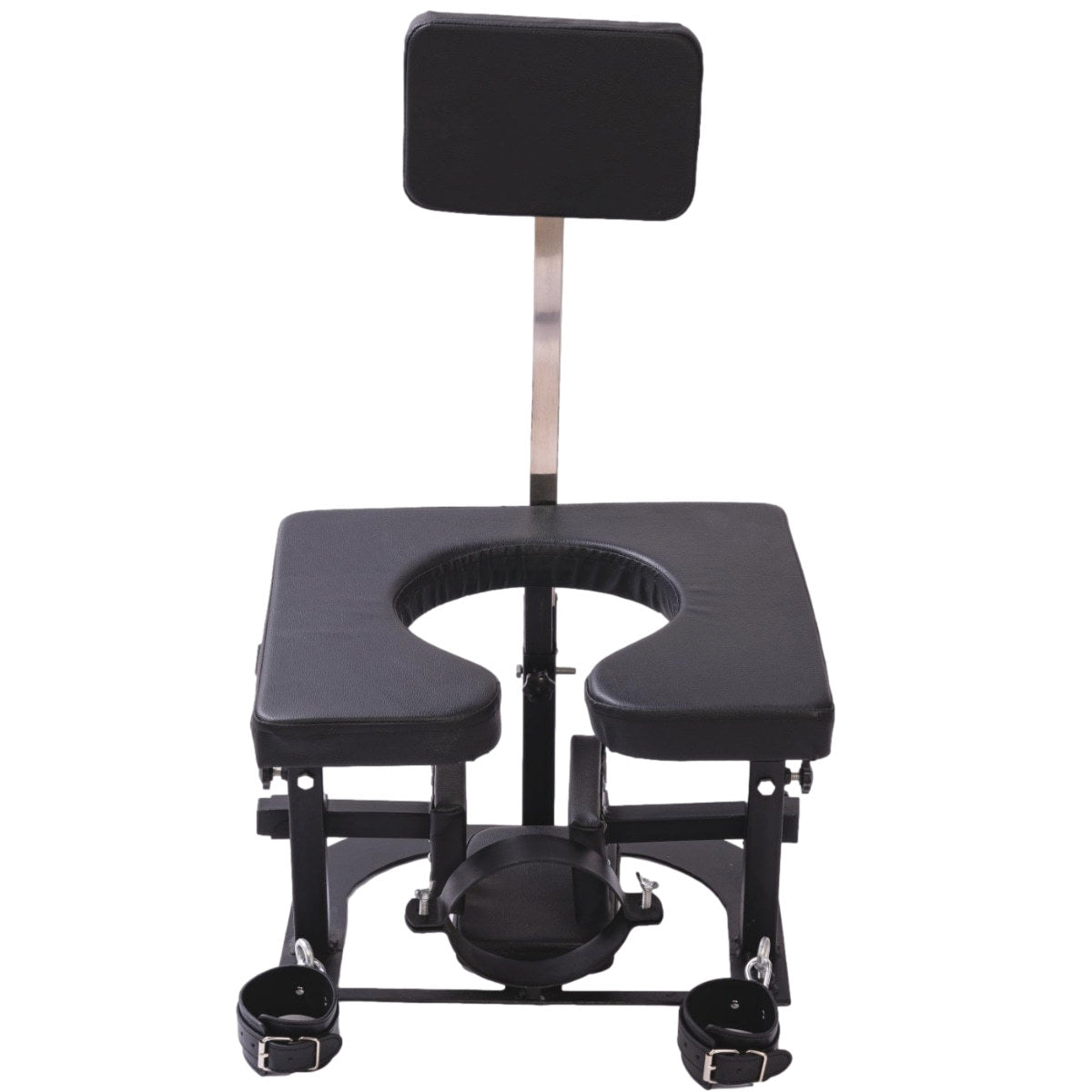 Roomsacred Black Queening Chair Heavy Duty Facesitting Smotherbox Adju