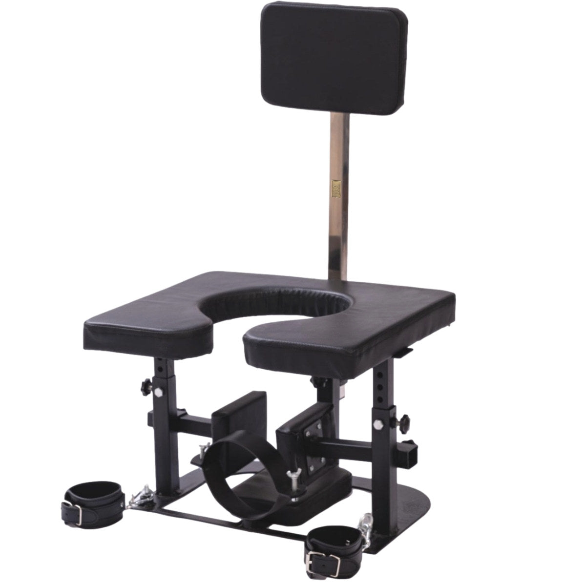 Roomsacred Black Queening Chair Heavy Duty Facesitting Smotherbox Adju